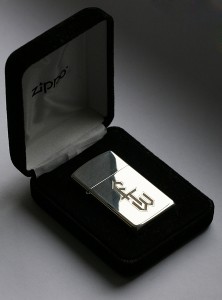 Engraved silver slimline Zippo – Viljo Marrandi art and engraving